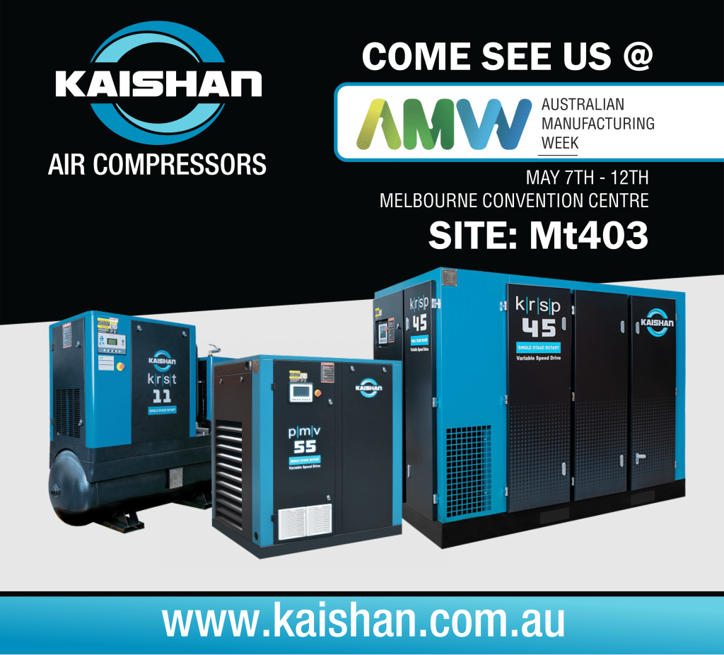 Kaishan Compressors on display at AWM - Kaishan